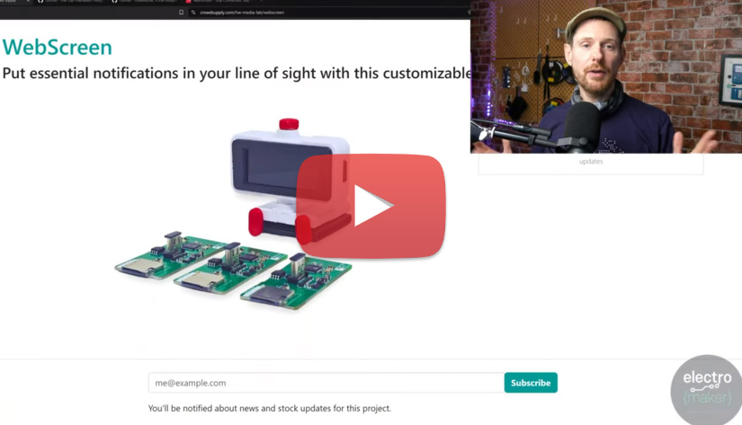 Enhance Productivity with WebScreen: A Compact AMOLED Display